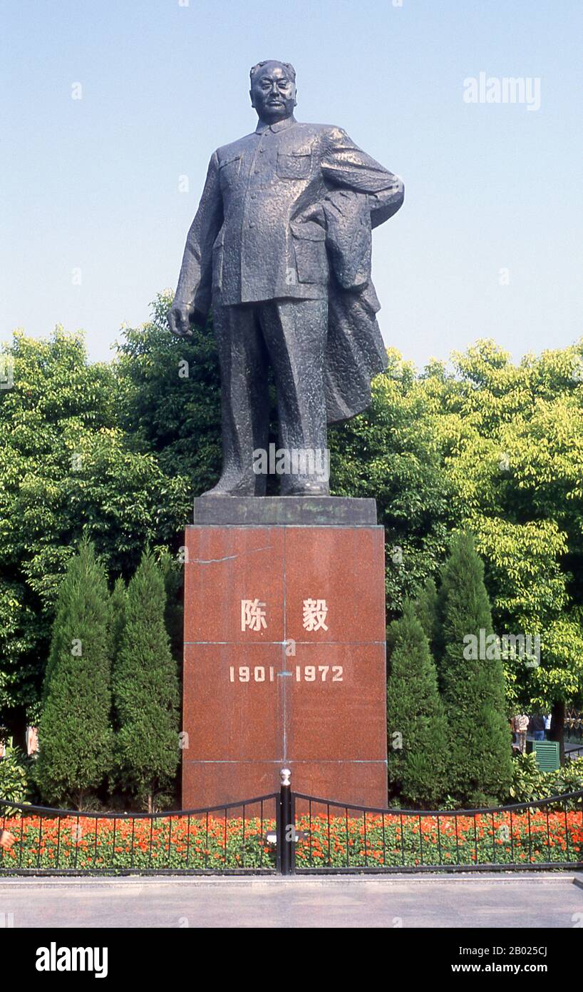 China: Mayor of Shanghai, Chen Yi (26 August 1901 - 6 January 1972), on ...