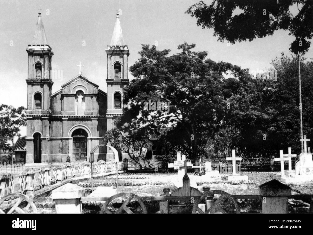 Asian catholic religion Black and White Stock Photos & Images - Alamy