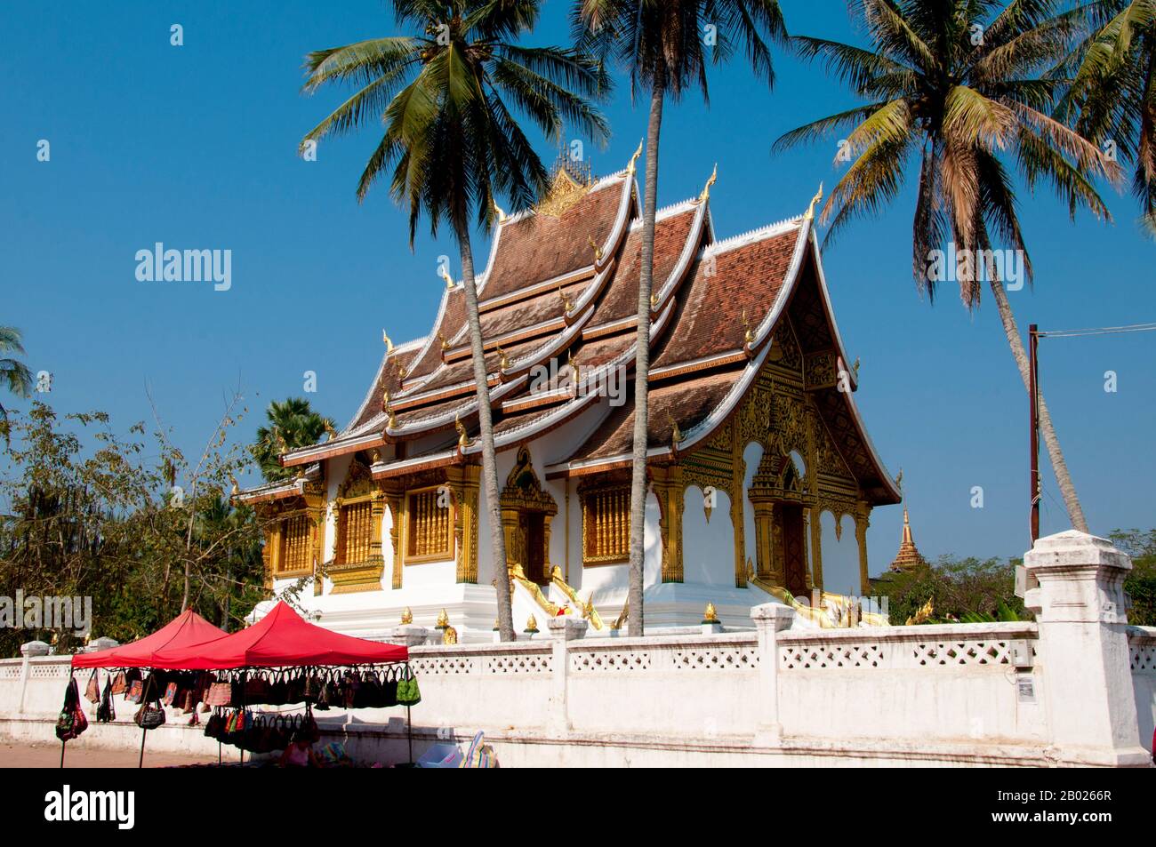 Wat Haw Pha Bang (Ho Pha Bang) was designed to house the highly revered ...