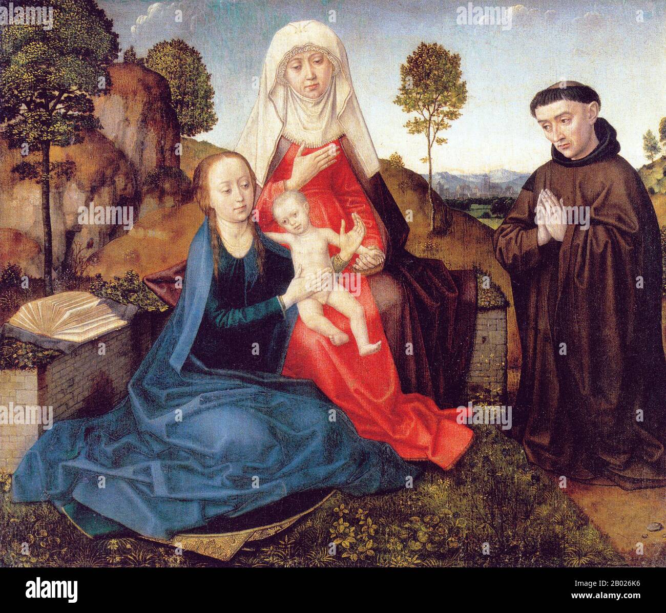 Netherlands/Holland: 'The Virgin and Child with a Franciscan Founder ...