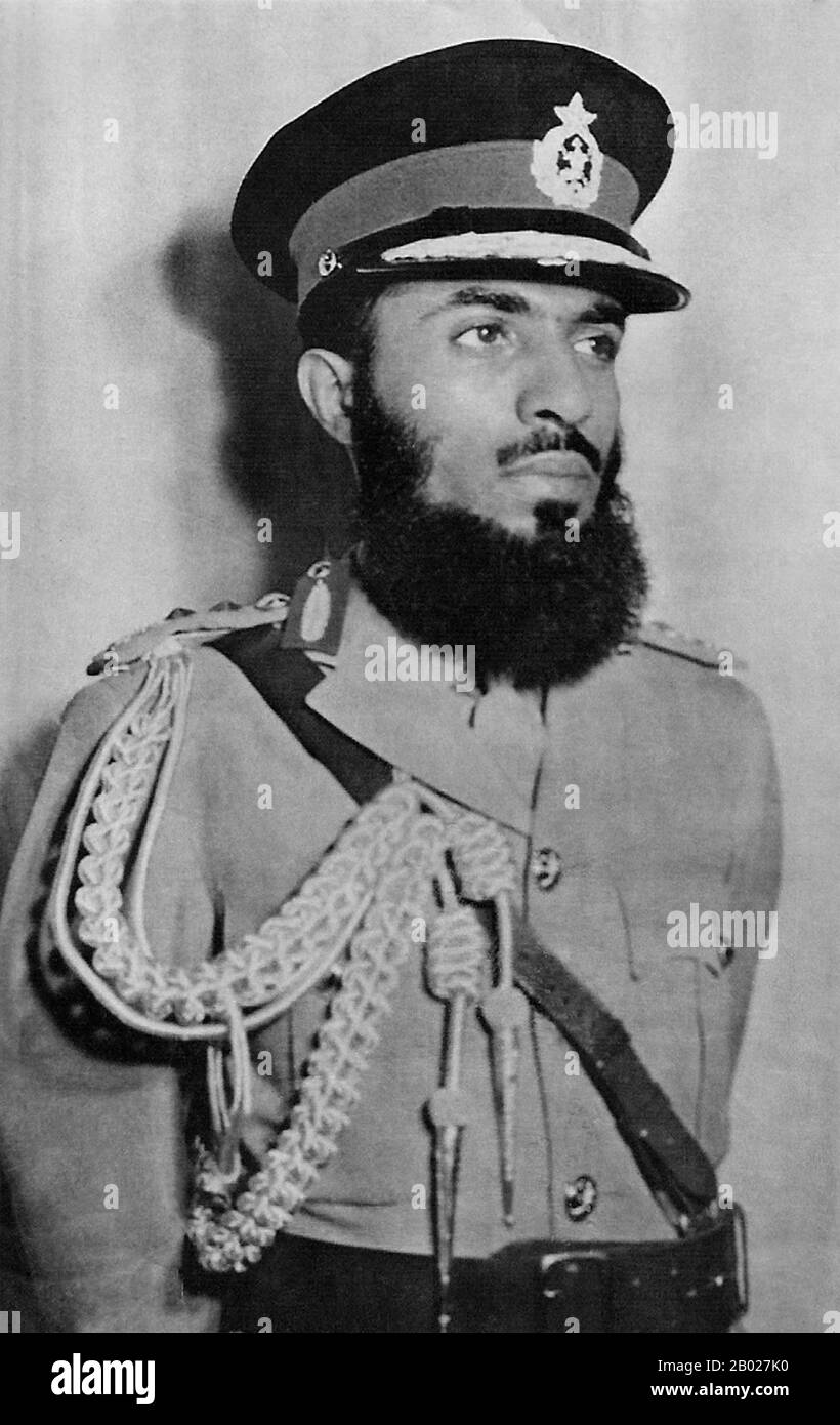 Sultan qaboos portrait Black and White Stock Photos & Images - Alamy