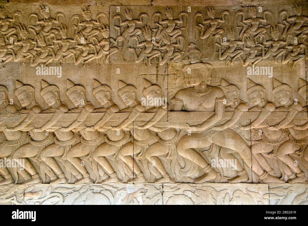 Cambodia: Churning of the Ocean of Milk (Sea of Milk), South Wing, East ...