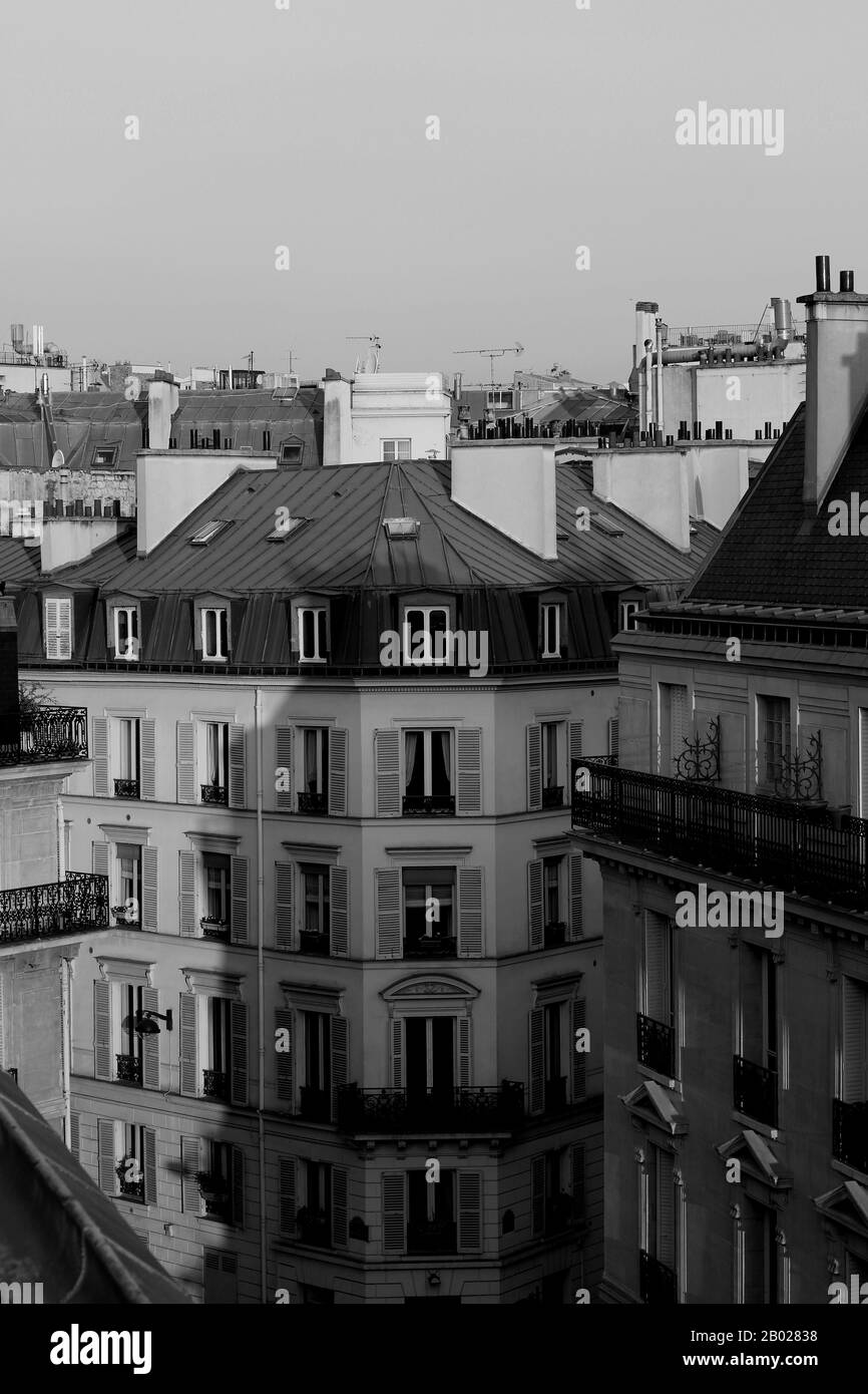 Paris City Buildings View. Gorgeous Parisian Architecture Cityscape ...