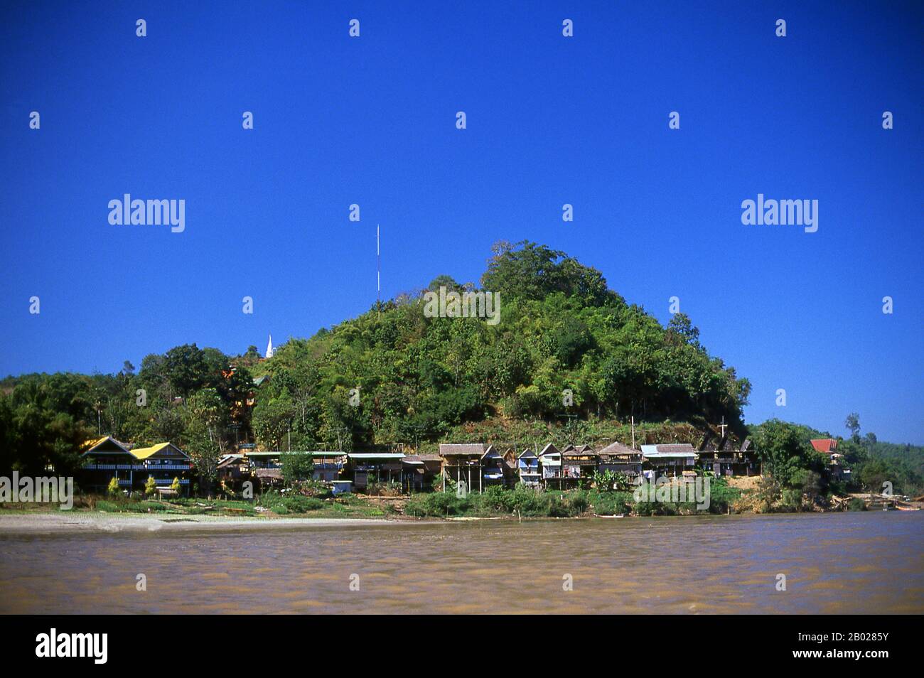 The Golden Triangle designates the confluence of the Ruak River and the ...