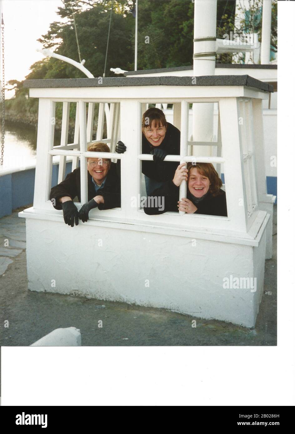 Old friends on board ship Stock Photo - Alamy
