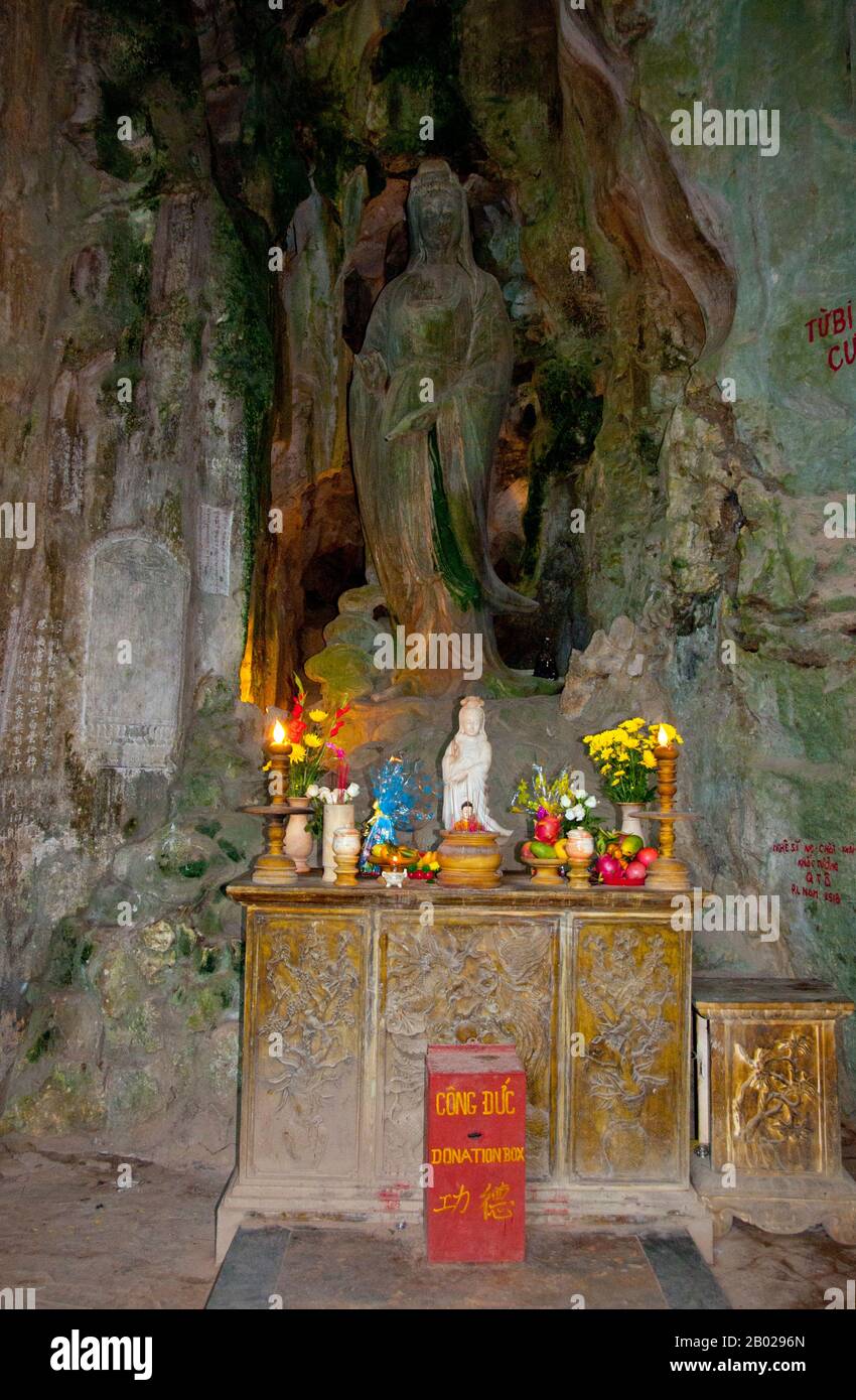 Vietnam: An altar dedicated to the bodhisattva Guanyin (Kuan Yin) in ...