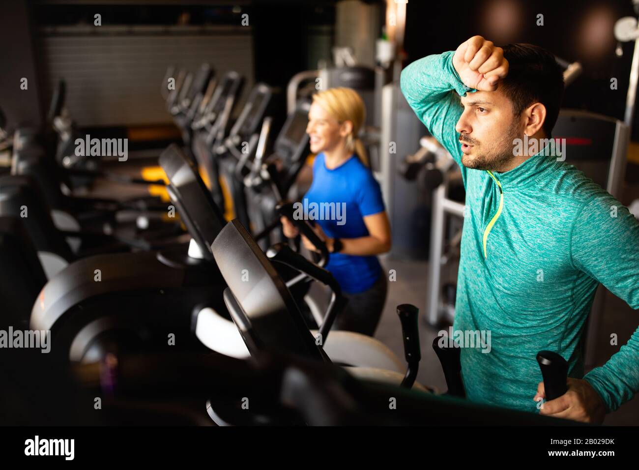Exhausted athlete hi-res stock photography and images - Alamy