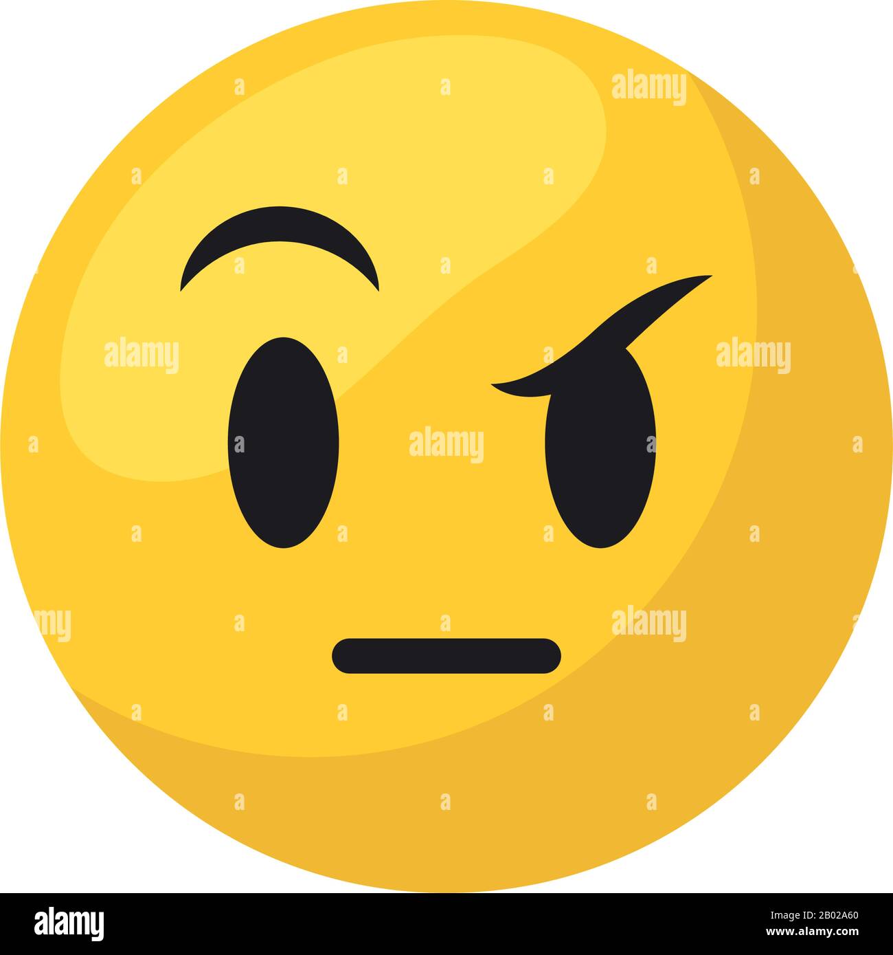Confused emoji Stock Vector Images - Alamy