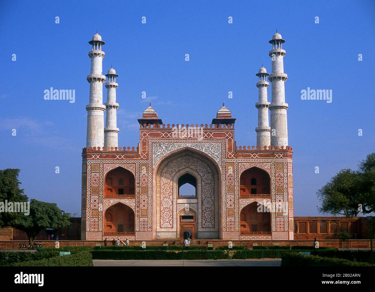The Tomb of the the third Mughal Emperor Akbar (r. 1556-1605) is an ...