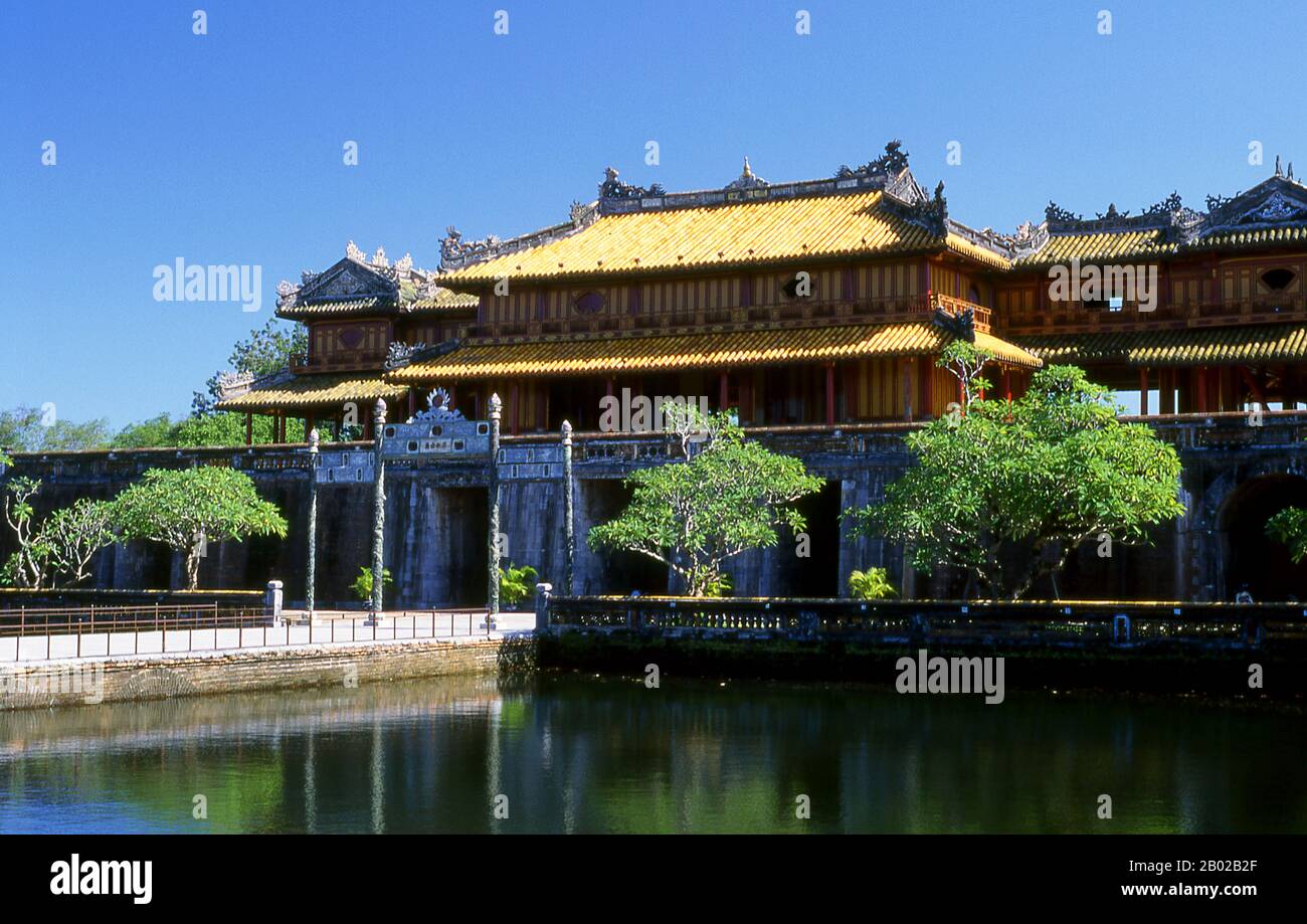 Noon gate at hue citadel hi-res stock photography and images - Alamy