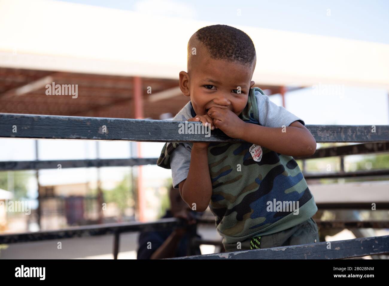 Boy in Namibia Stock Photo - Alamy