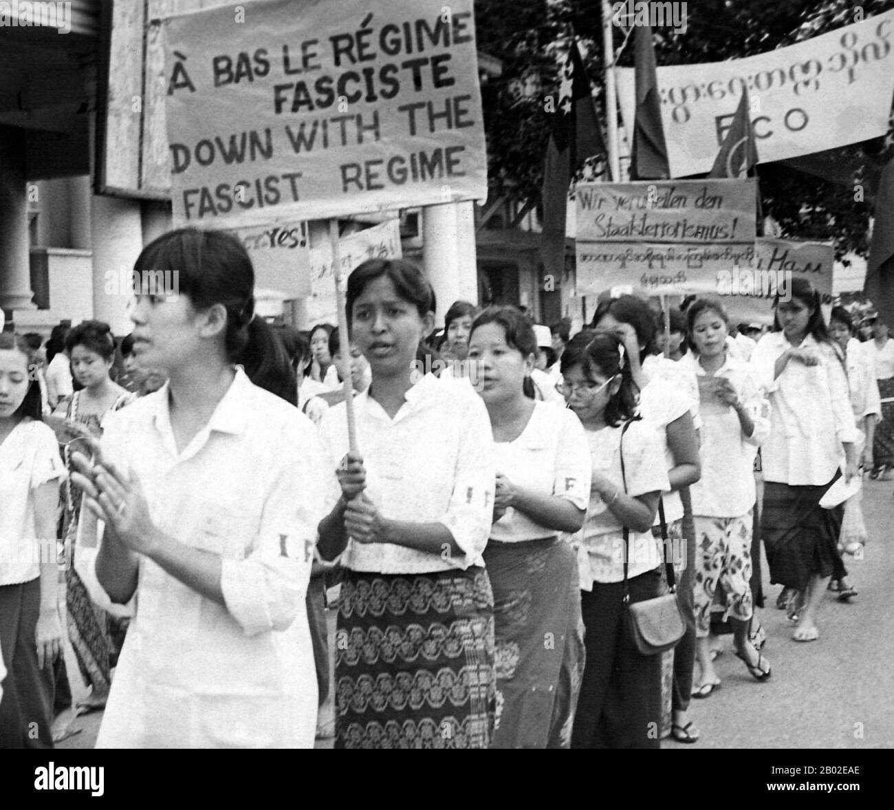 The 8888 Nationwide Popular Pro-Democracy Protests (also known as the ...