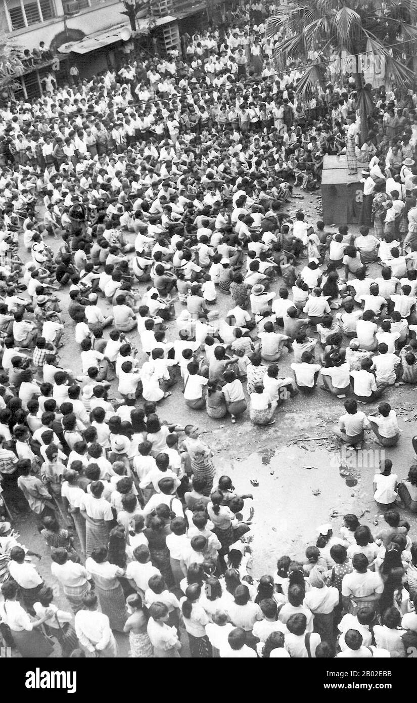 The 8888 Nationwide Popular Pro-Democracy Protests (also known as the ...