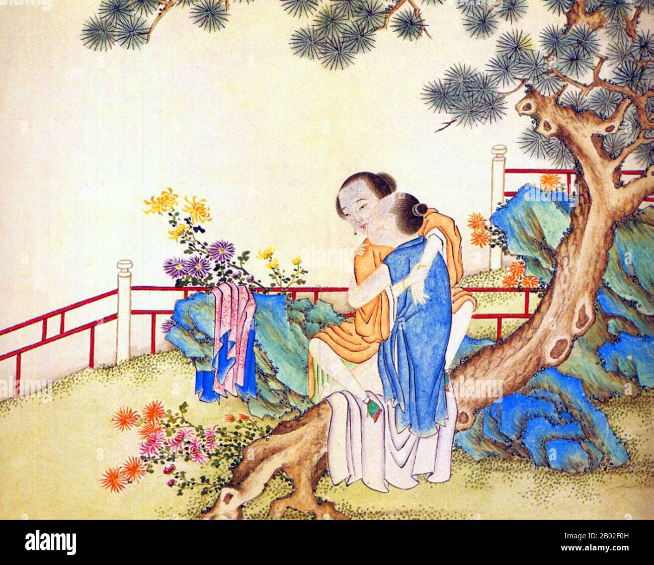 Chinese erotic art was a tradition that spanned from antiquity until ...