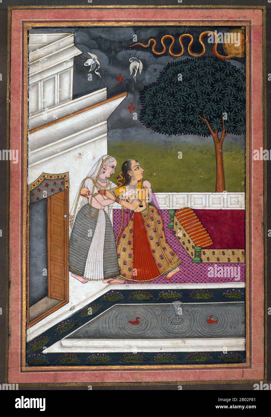 Indian classical music painting hi-res stock photography and images - Alamy