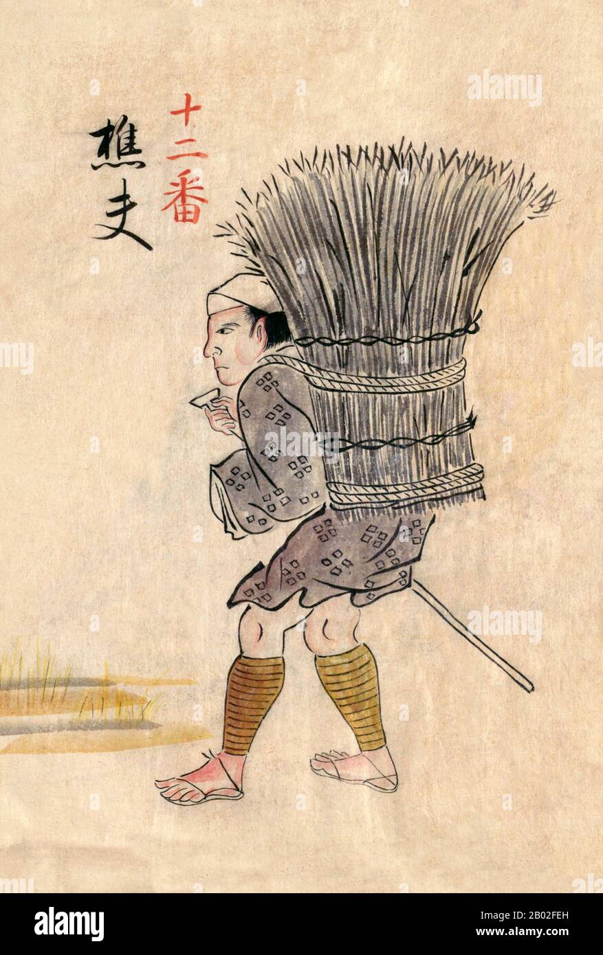 Japanese Trades Painting High Resolution Stock Photography and Images ...