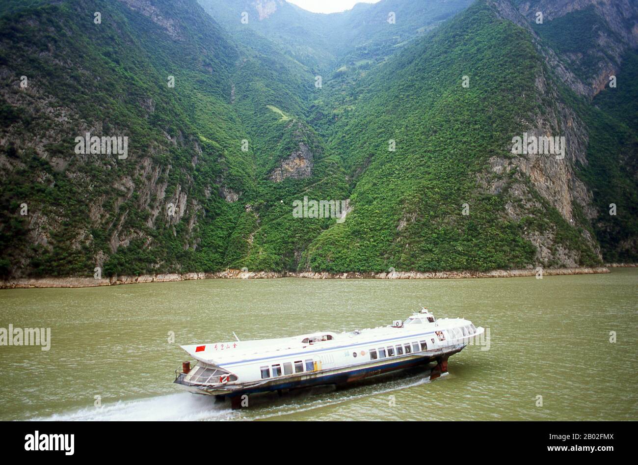The Three Gorges or Yangtze Gorges span from the western—upriver cities ...