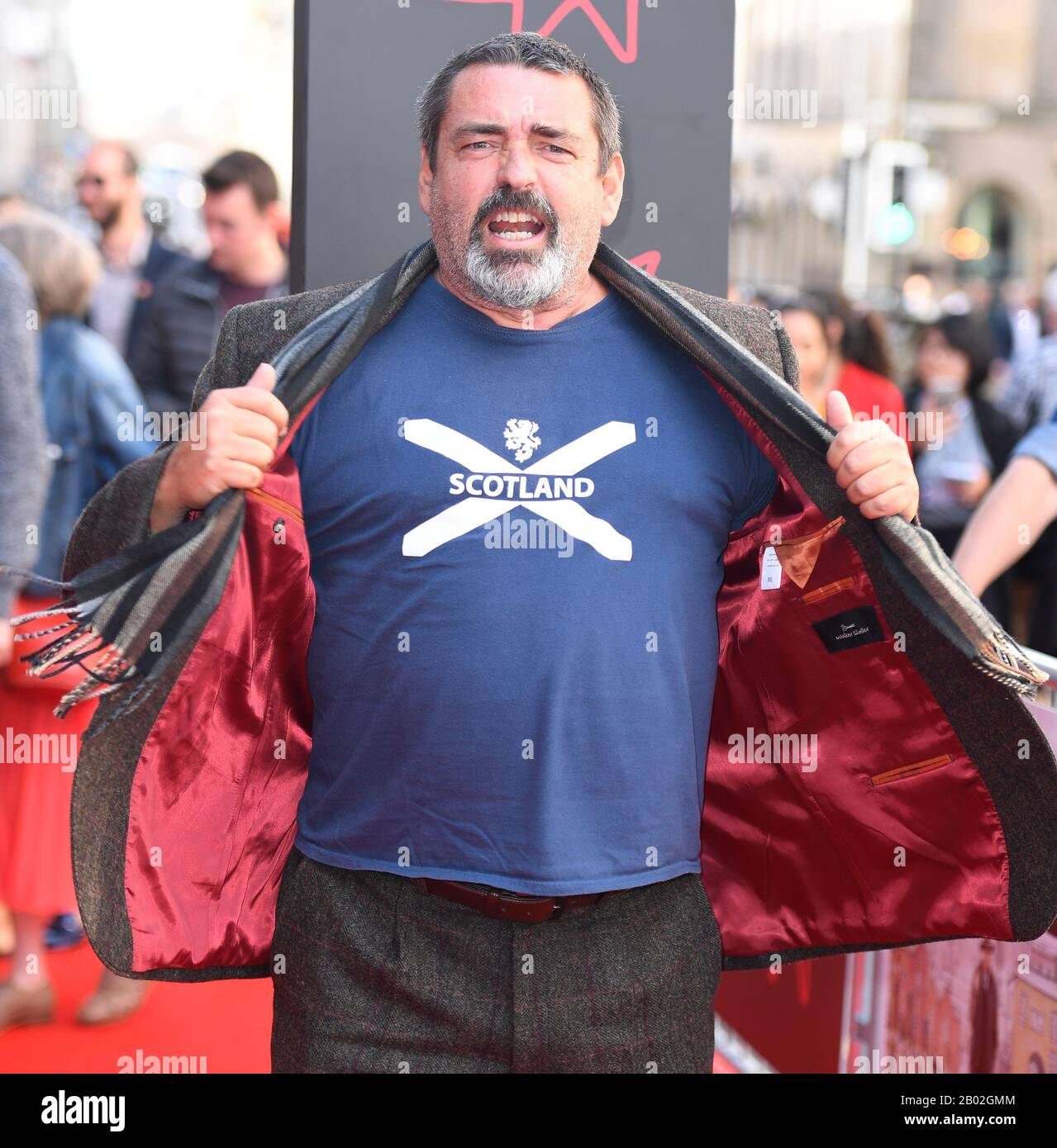 Angus macfadyen attends world premiere hi-res stock photography and ...