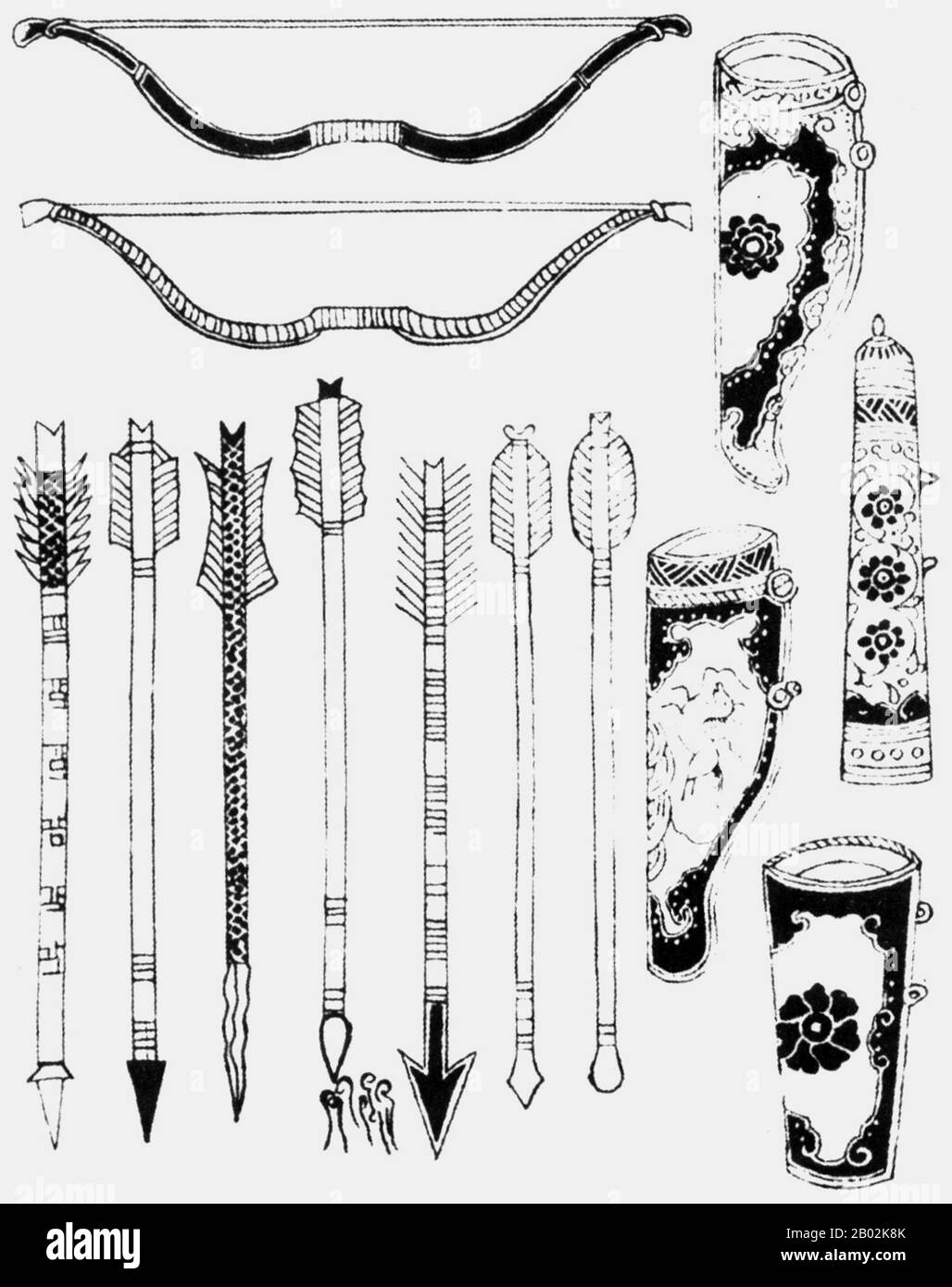 Chinese bow arrow Black and White Stock Photos & Images - Alamy