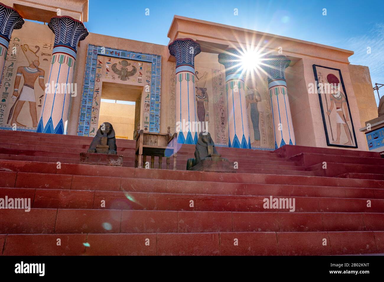 Ouarzazate, Morocco - Movie sets at the Atlas movie studio Stock Photo ...