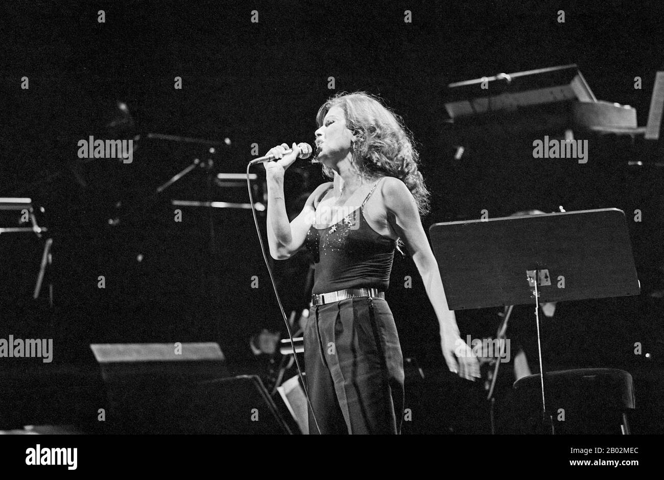 The italian singer milva Black and White Stock Photos & Images - Alamy