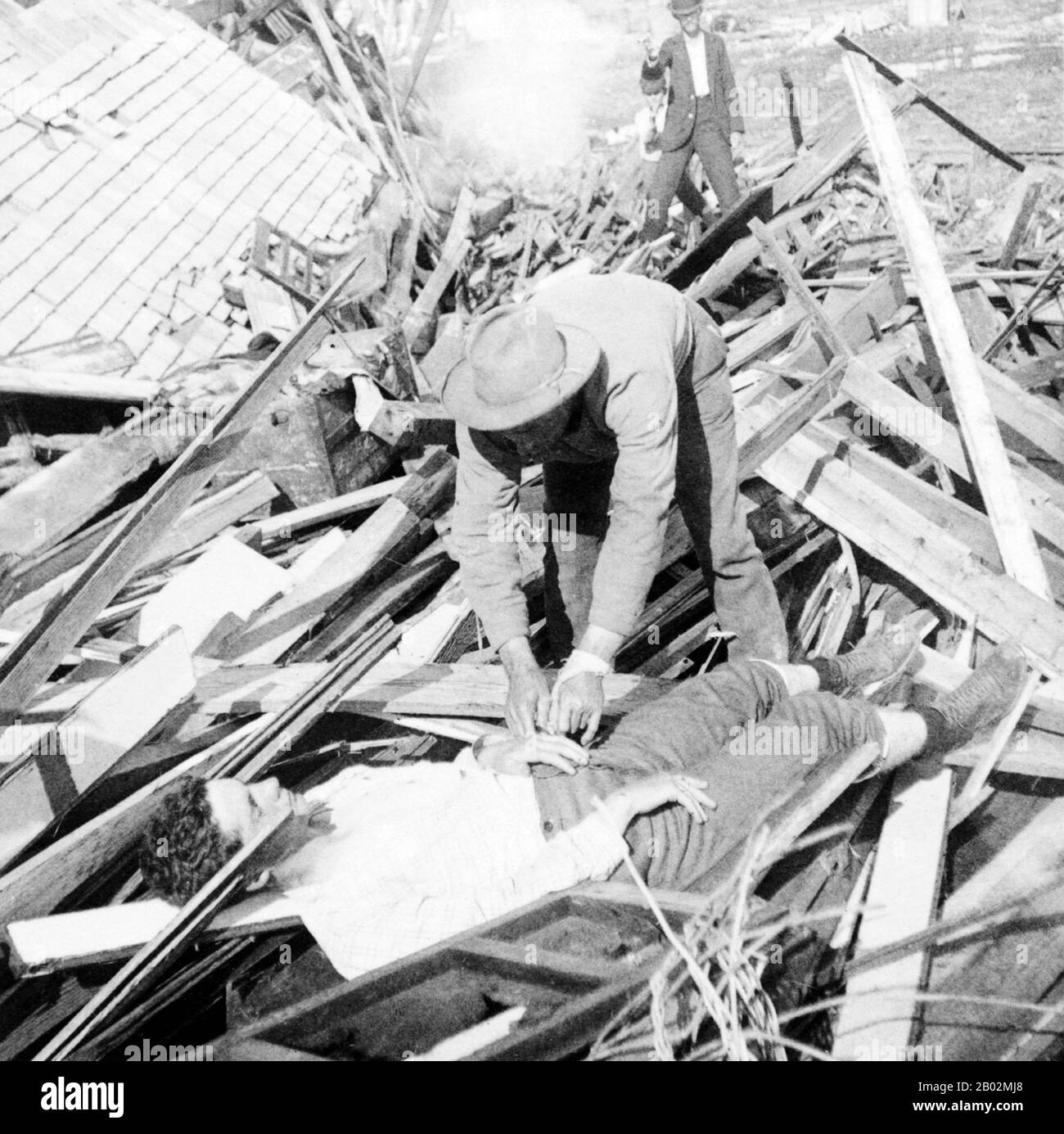 1900 great storm Black and White Stock Photos & Images - Alamy