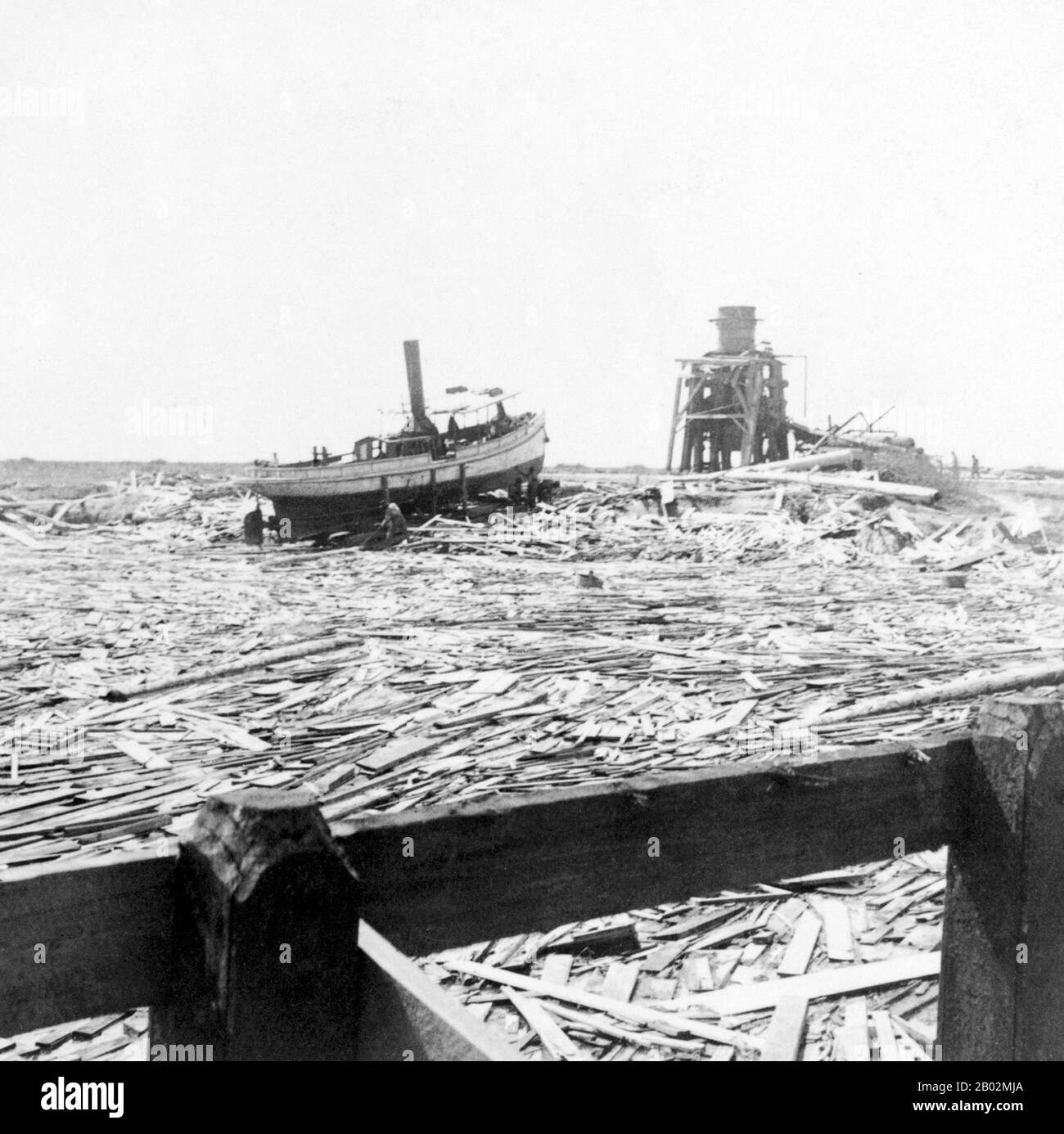 Galveston hurricane of 1900 hi-res stock photography and images - Alamy