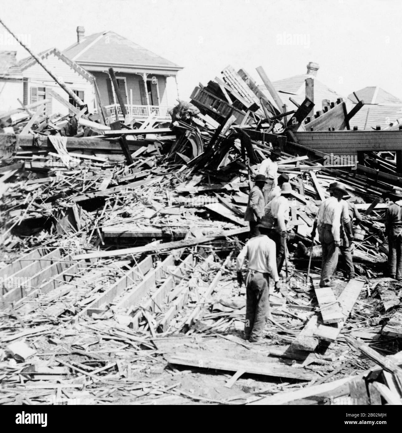 The Hurricane of 1900 made landfall on September 8, 1900, in the city ...