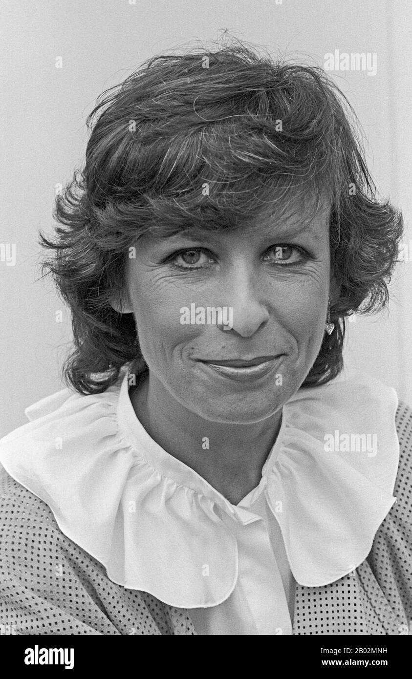 Television news presenter Black and White Stock Photos & Images - Alamy