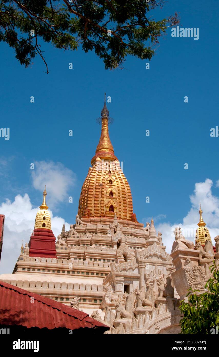 Perhaps the highest revered temple in Bagan, the Ananda Pagoda was ...