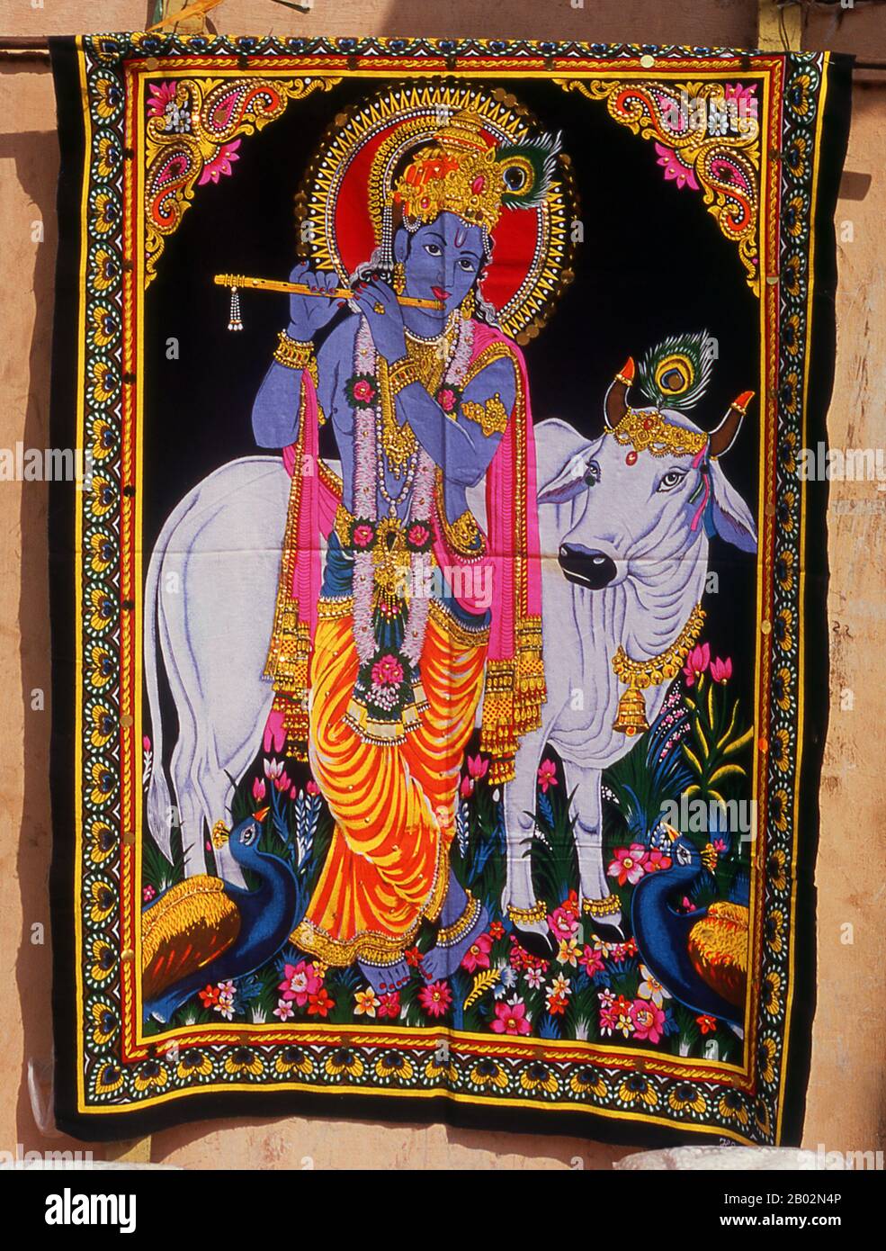 Krishna (literally 'dark, black, dark-blue') is a central figure of ...