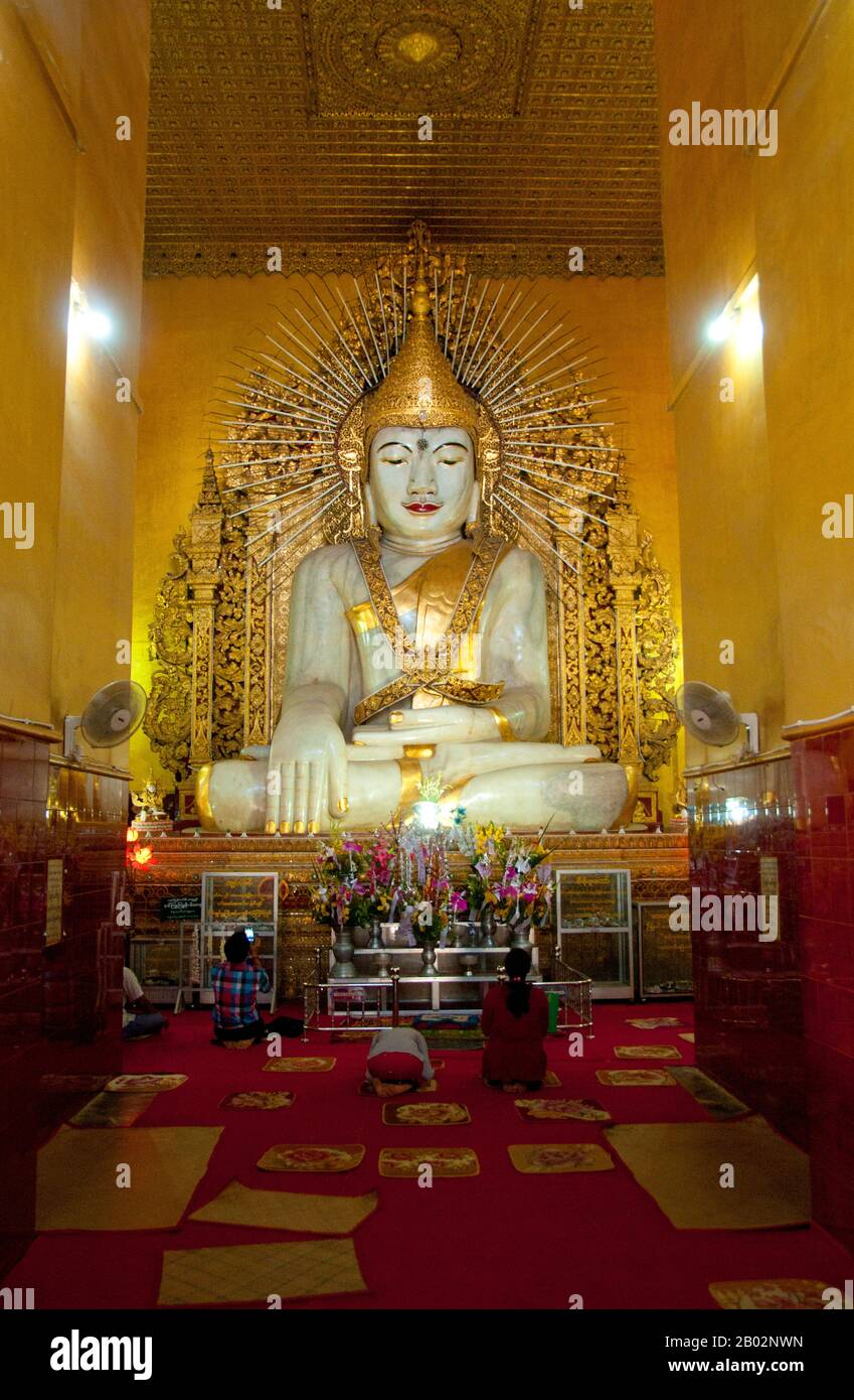 The Kyauktawgyi Temple was built during the reign of King Mindon Min (b ...