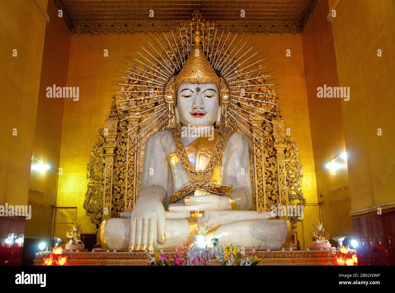 The Kyauktawgyi Temple was built during the reign of King Mindon Min (b ...