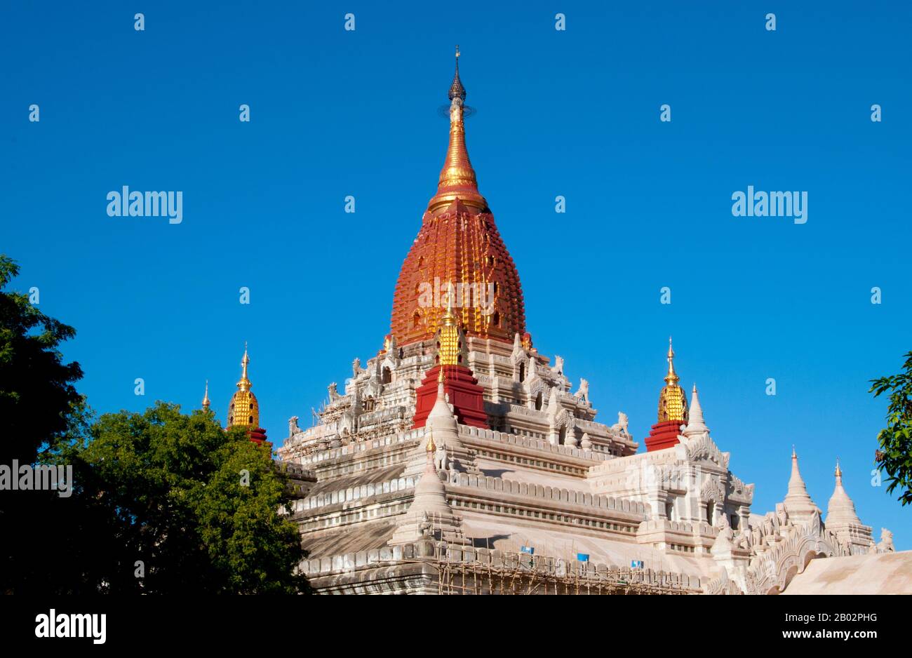 Perhaps the highest revered temple in Bagan, the Ananda Pagoda was ...