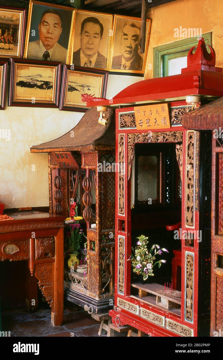 The Matsu Temple on Chichin Island near Kaohsiung is dedicated to Matsu ...