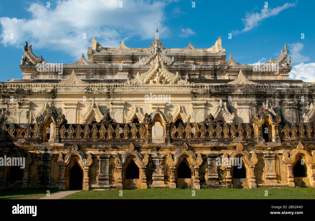 The Maha Aung Mye Bonzan Monastery was built in 1822 by Nanmadaw Me Nu ...