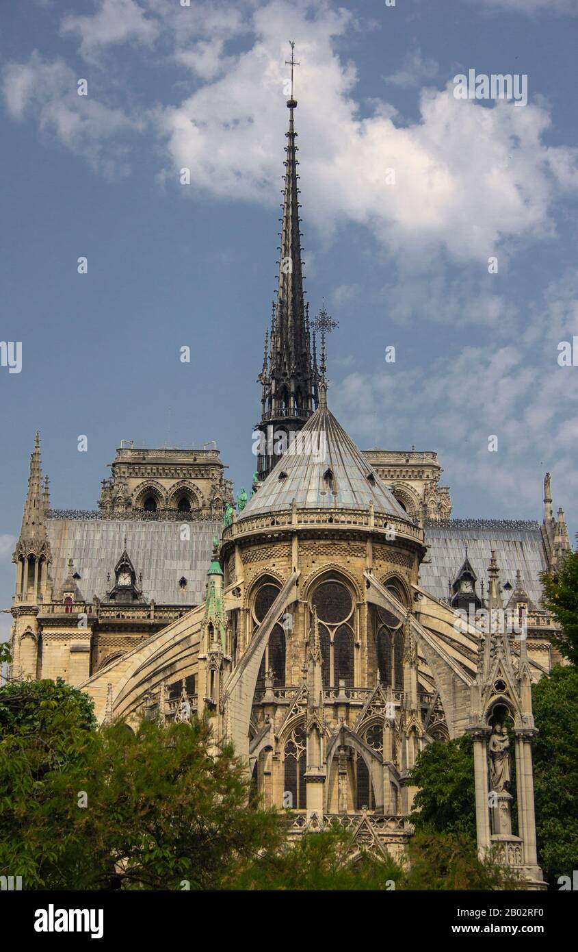 Cathedral rear view Stock Photo - Alamy