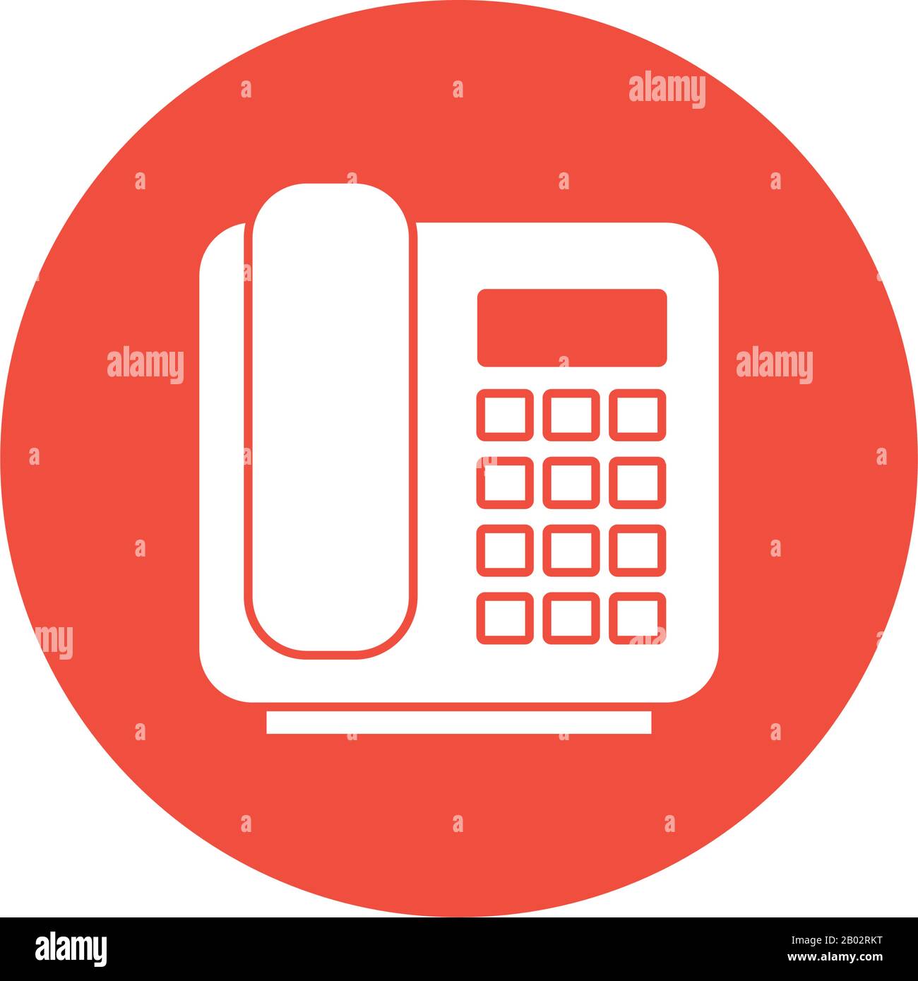 Telephone block Stock Vector Images - Alamy