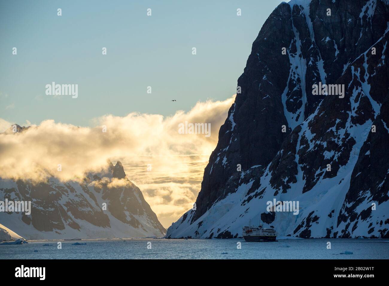 The Lemaire channel between Booth Island and the Kiev Peninsular with ...