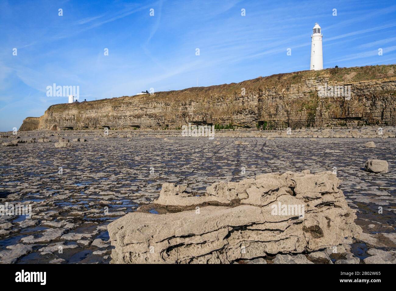 nash point coastline limestone pavement cliff strata geology geological ...