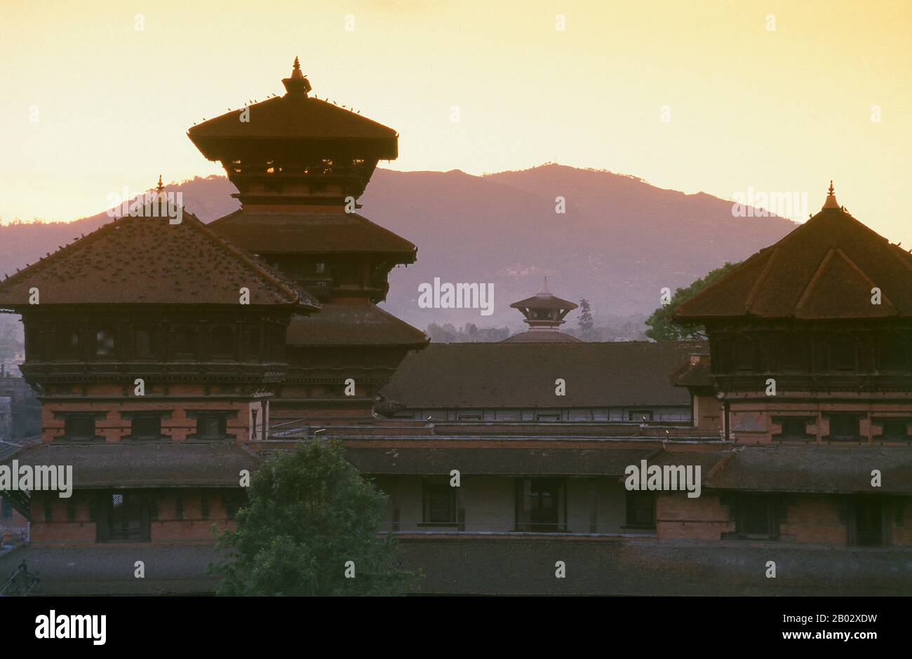 The Hanuman Dhoka, or royal palace, takes up most of the eastern side ...