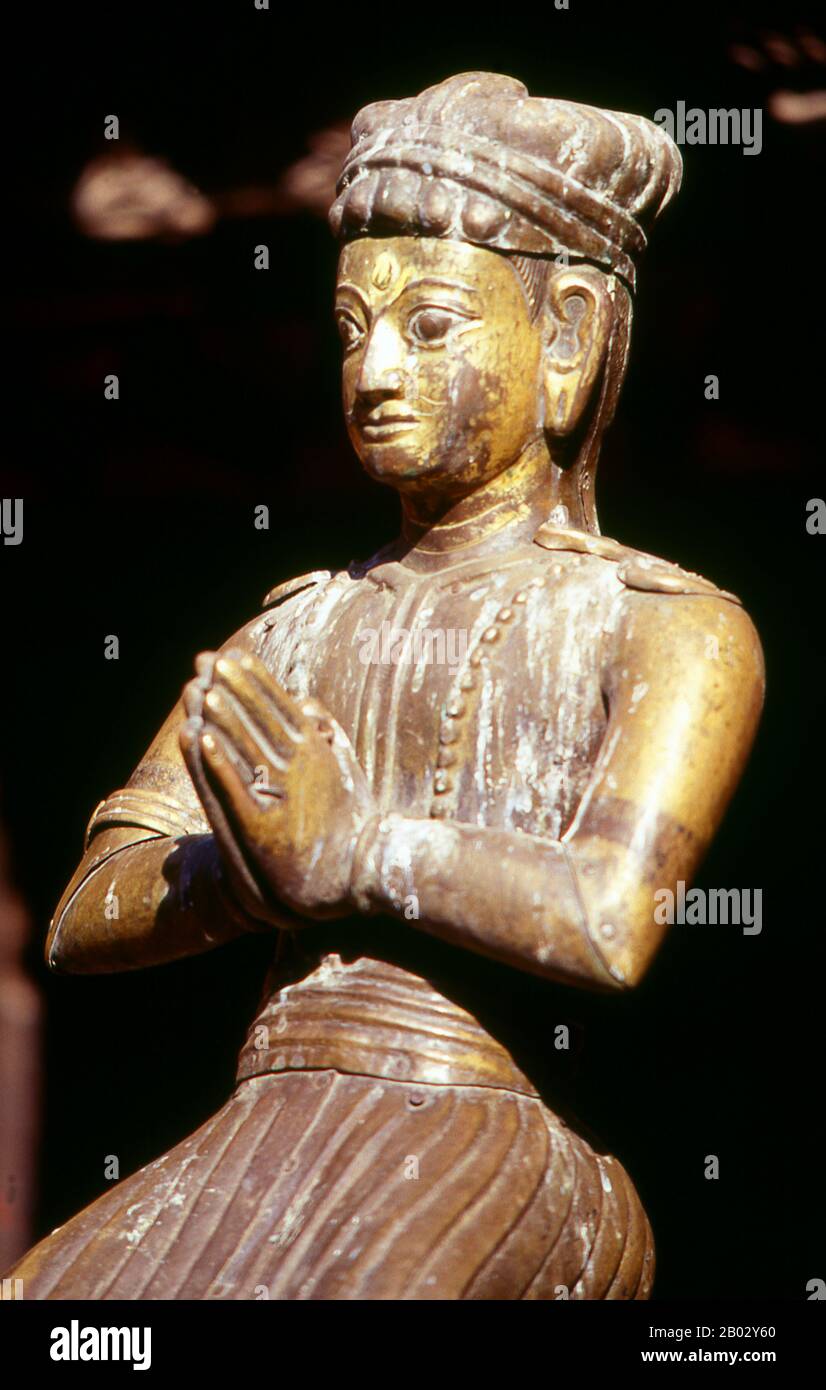 The Hiranyavarna Mahavihara, or Golden Temple, is one of the Kathmandu ...