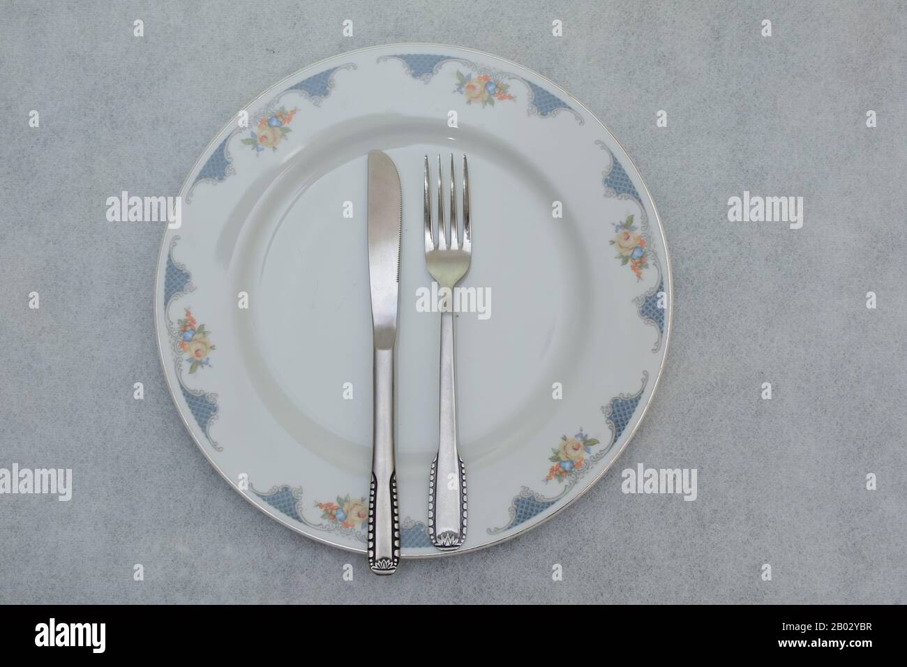 Mock up / design set of elegant and traditional colorful white and blue ...