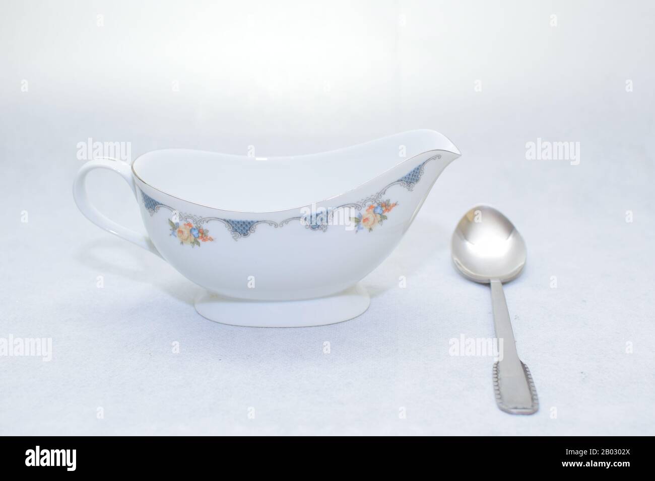 Mock up / design set of elegant and traditional colorful white and blue ...