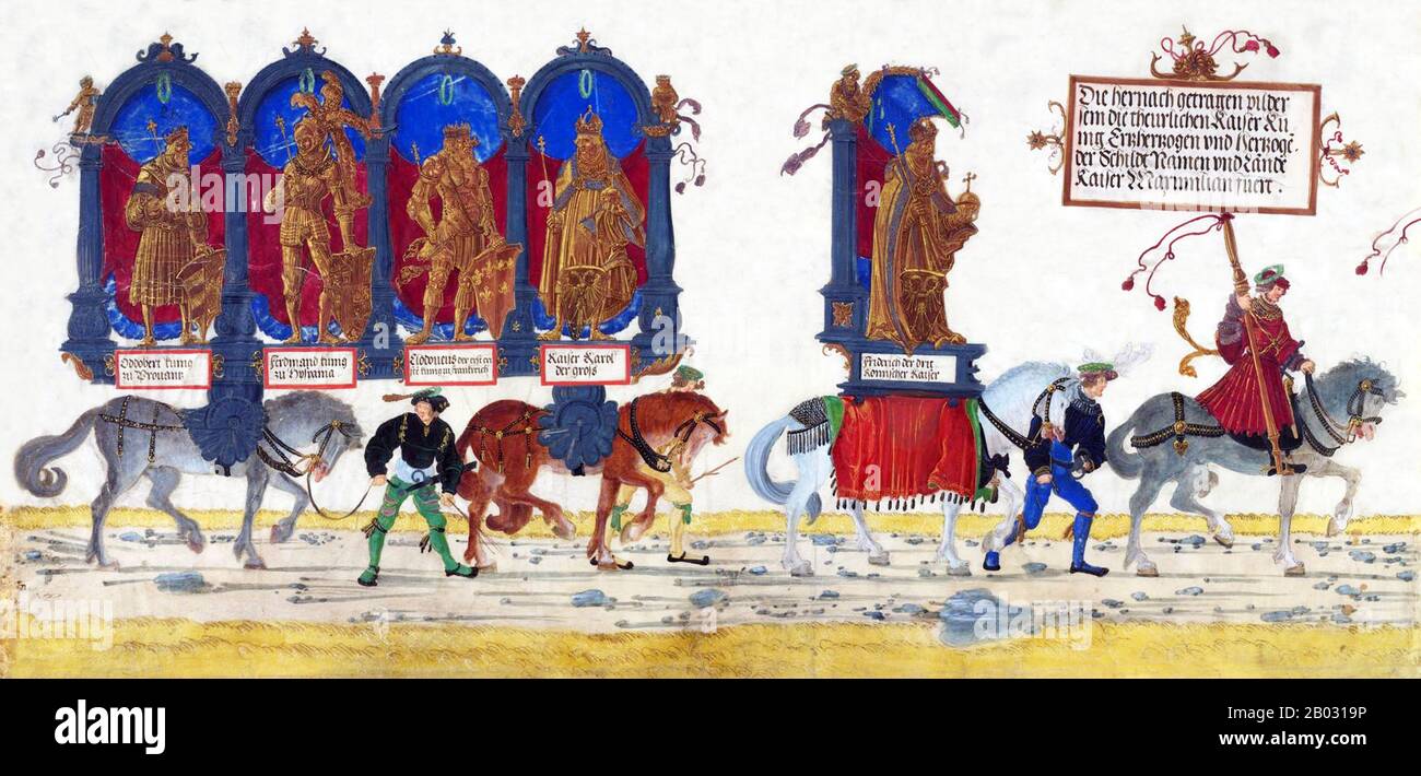 Maximilian I (22 March 1459 – 12 January 1519), the son of Frederick ...