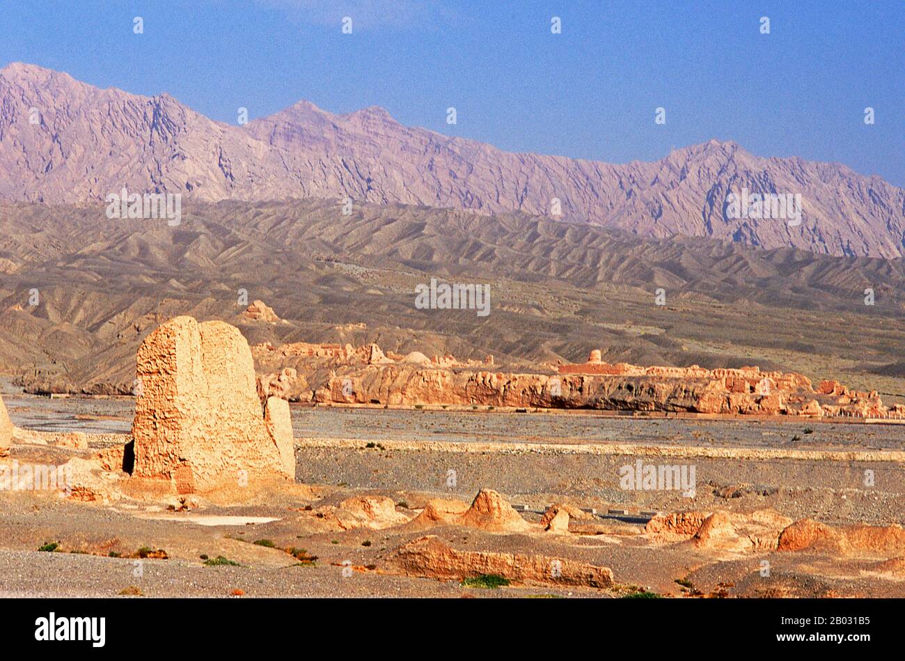 The ruins of Subashi Gucheng (Subashi Ancient City) are all that is ...