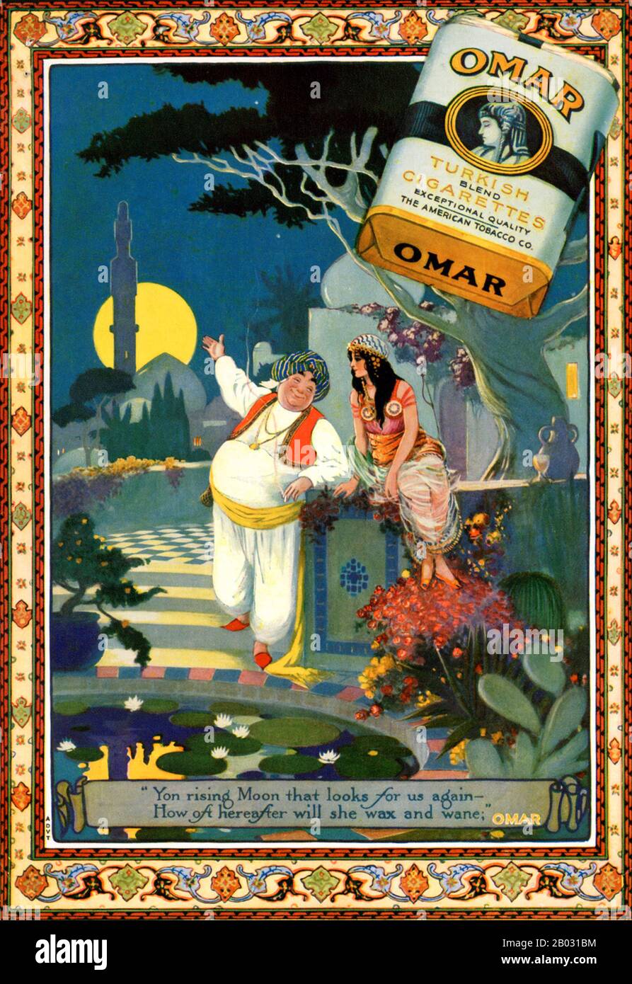 In the early 1900s, manufacturers of Turkish and Egyptian cigarettes ...