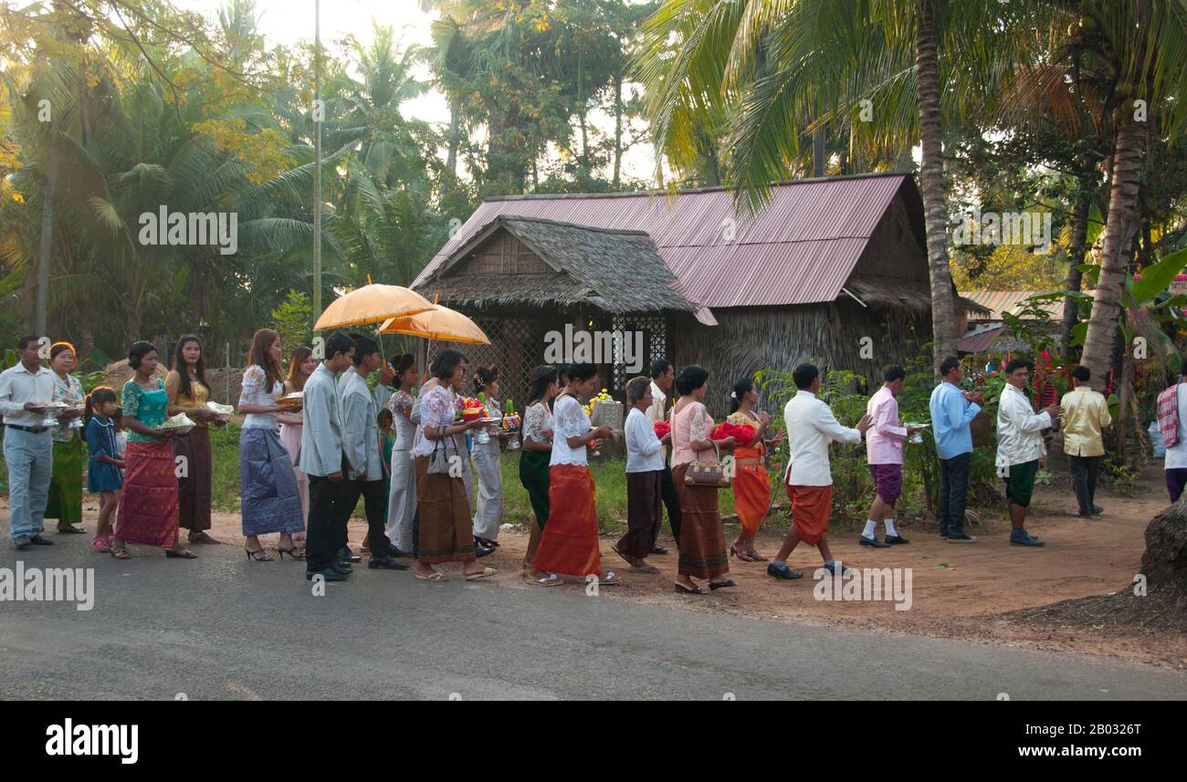 The traditional Khmer wedding is a long and colorful affair. Formerly ...
