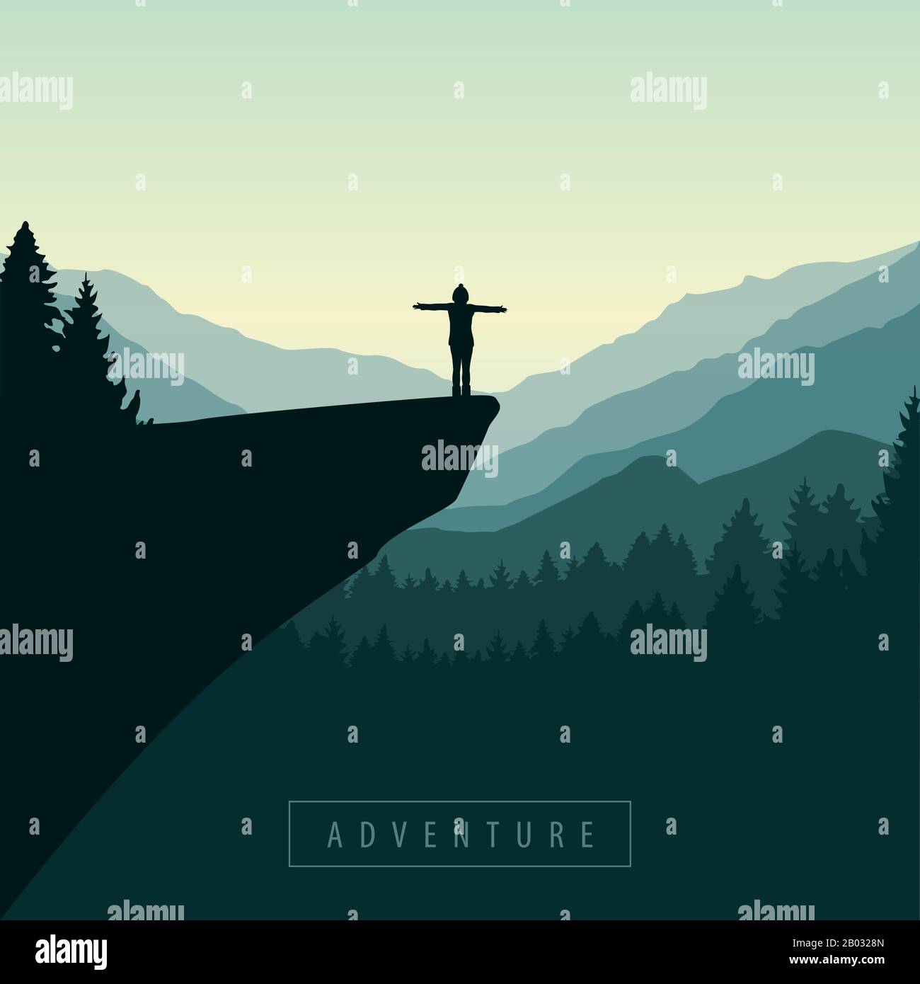 Hike Stock Vector Images - Alamy