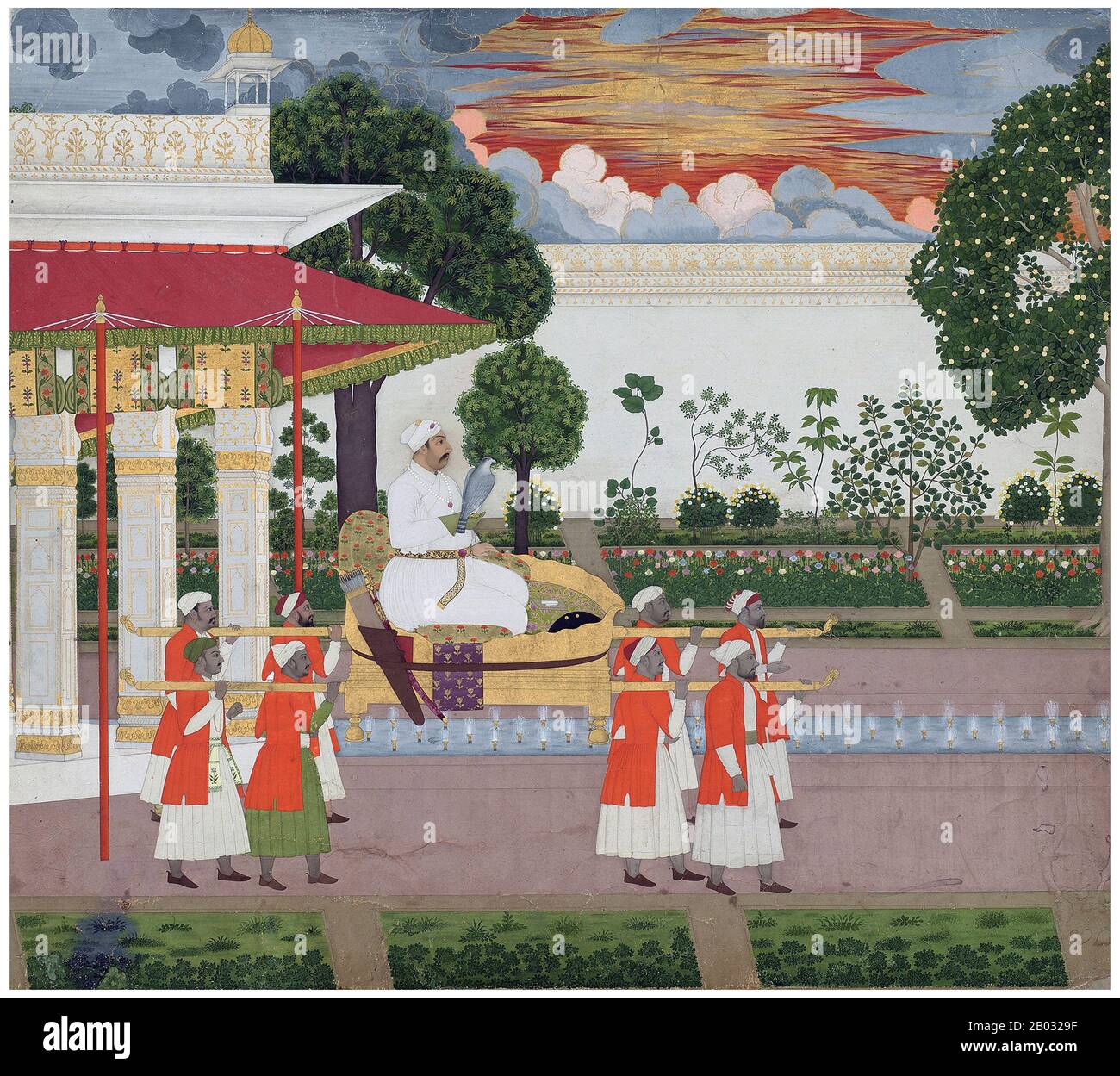 Indian palanquin india Cut Out Stock Images & Pictures - Alamy